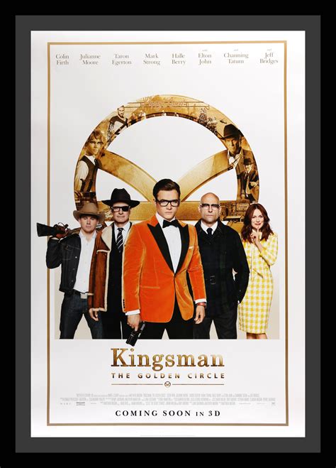 Kingsman The Golden Circle Original Movie Poster Famous Movie Posters