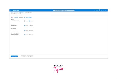 Azure Storage Scaler Topics