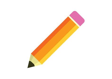 Flat Pencil Vector Icon SuperAwesomeVectors Vector Icons Pencil Vector