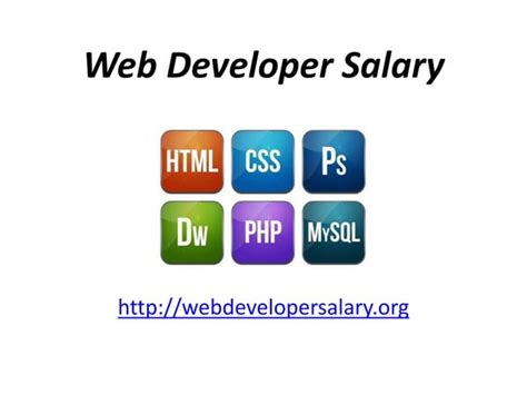 Website Developer Salary Ppt