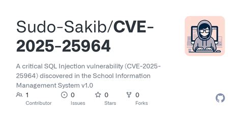 cve 2025 25964 readme md at main · sudo sakib cve 2025 25964 · github
