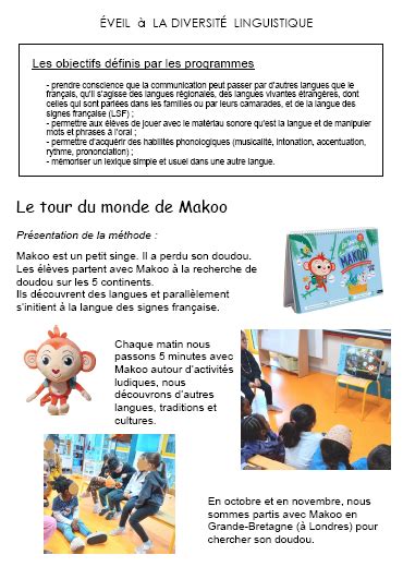 Le Tour Du Monde De Makoo Langues Vivantes