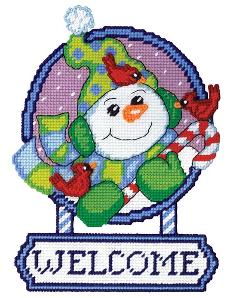 Frostys Feathered Friends Plastic Canvas Kit Mary Maxim