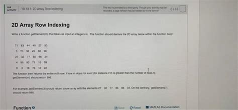 solved lab activity 10121 20 array element indexing this to