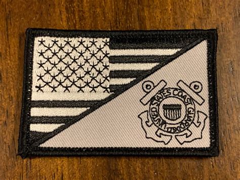 Uscg America Embroidered Patch Advancement Chief Coastie Coast