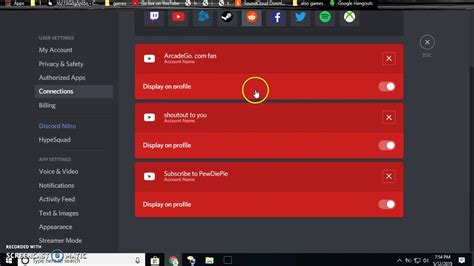 How To Add Yt Channel To Discord Profile YouTube