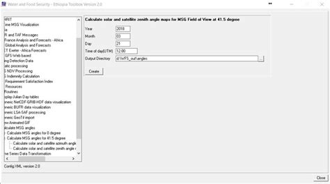 178 Create Solar And Satellite Zenith Angles For The Msg Field Of