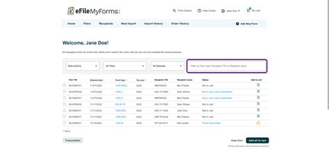 How To Delete Or Void Non Filed Forms EFileMyForms