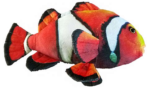 Clownfish Aquatic Plush Stuffed Animal 12 Fish