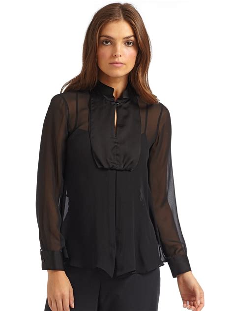 Womens Sheer Blouse At Alana Theodor Blog