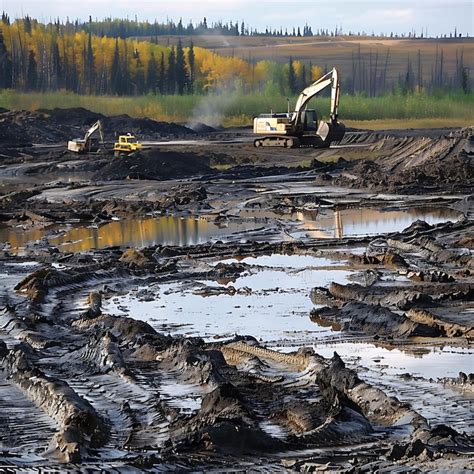 Premium Photo Analyzing The Environmental Impact Of Crude Oil Mining