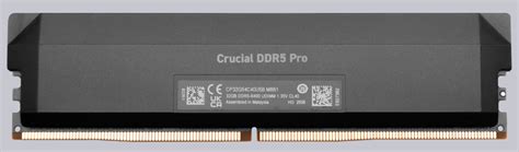 Crucial Pro Overclocking 64gb Ddr5 2x 32gb Ddr5 6400 Speicher Test Aufbau Design Und Sonstige