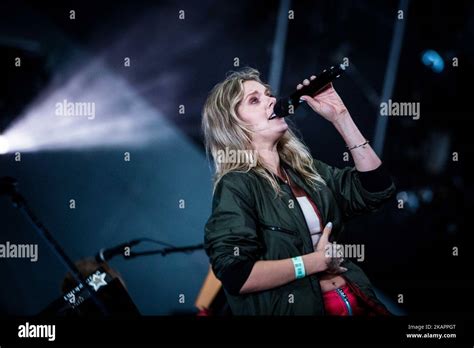The Swedish Electropop Singer Tove Lo Performing Live At Lowlands