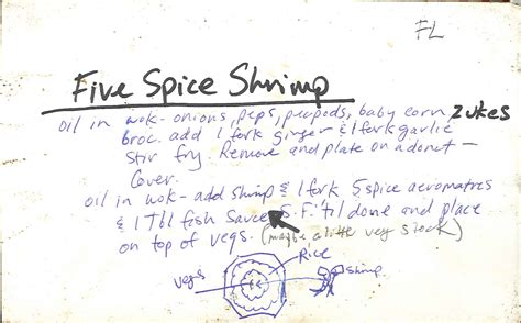 Five Spice Shrimp Five Spice Cafe