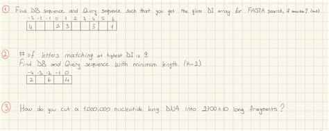 Solved 1 ﻿find Db Sequence And Query Sequence Such That