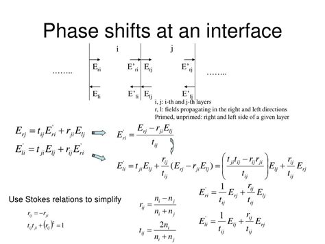 Ppt Multiple Beam Interference At Dielectric Interfaces Powerpoint Presentation Id 853398