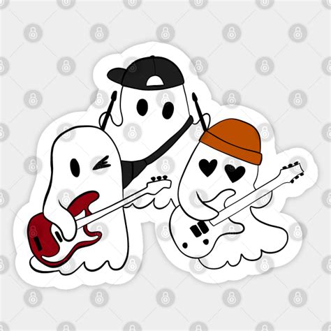 Sunset Curve Ghost Band Sunset Curve Sticker Teepublic