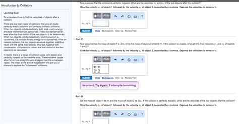 Solved To Understand How To Find The Velocities Of Objects Chegg Com