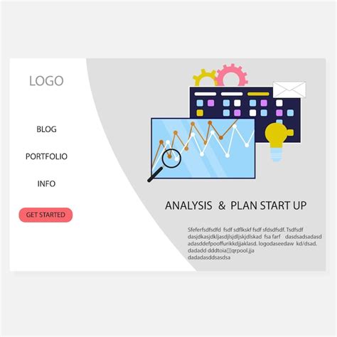 Premium Vector Analysis And Plan Start Up Service Consulting Firm
