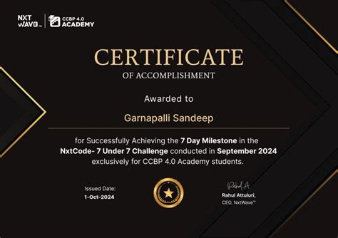 sandeep garnapalli on linkedin nxtcode7under7 techjourney