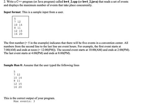 Solved 2 Write A C Program Or Java Program Called