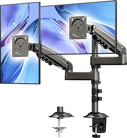 Huanuo Height Adjustable Dual Monitor Gas Spring Stand