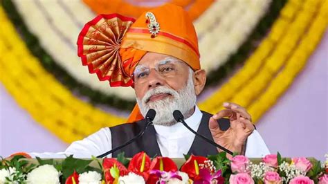 Pm Modi Ramtek Sabha Today Lok Sabha Election Campaign Meeting For Shiv Sena Candidate Raju