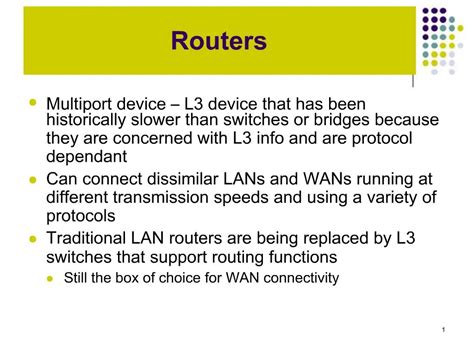 PPT Routers PowerPoint Presentation Free Download ID 638228