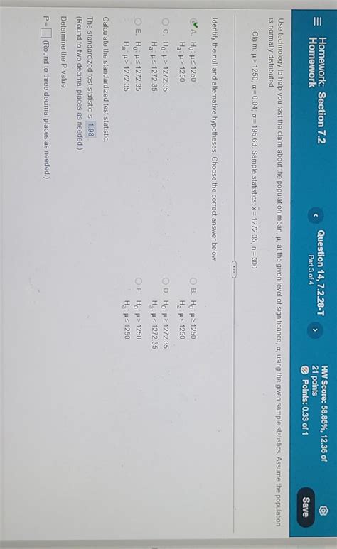 Solved Iii Homework Section 7 2 Homework Question 13