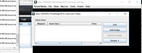 Using The Virtual Media Function On A Dell IDRAC 6 Abort Retry Fail