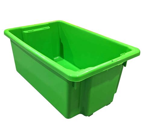 52L Stack Nest Crate Green SNR002RWCGRE Richmond Rolling Solutions
