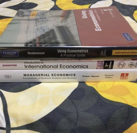 Economics Textbooks Using Econometrics International Economics