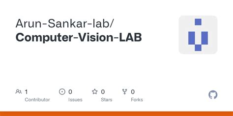 Github Arun Sankar Labcomputer Vision Lab
