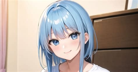 女の子 青髪の女の子3 サンダーのイラスト Pixiv