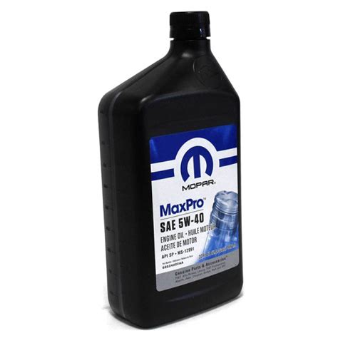 Mopar 68524020aa 5w40 Engine Oil Xdp