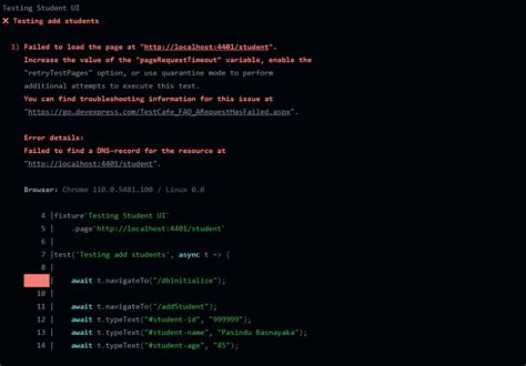 Python Failed To Load The Page At Localhost4401 Stack Overflow