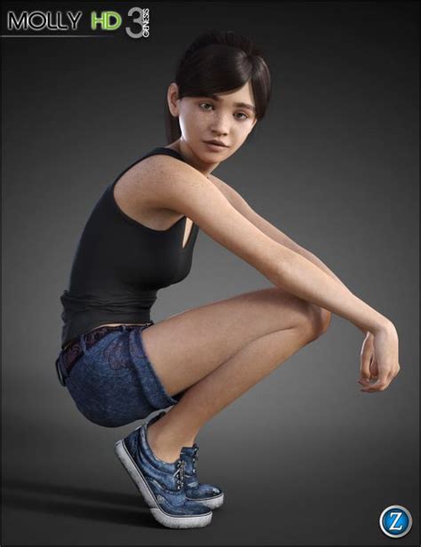 Molly HD For Genesis Female D Models For Daz Studio And Poser