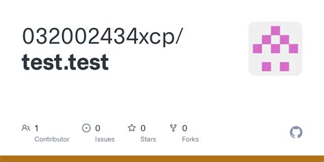 Github 032002434xcptesttest