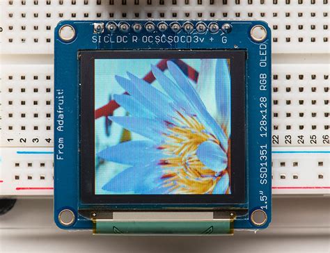 OLED Breakout Board Bit Color W MicroSD Holder Displays