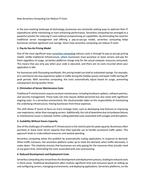 Ppt How Serverless Computing Can Reduce It Costs Powerpoint Presentation Id13539603