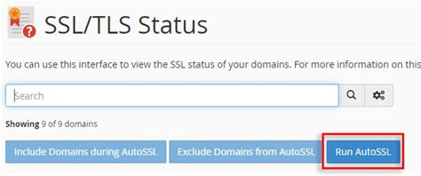 How To Manage AutoSSL Certificates In CPanel LankahostMaster