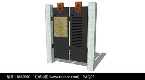 中式景点介绍标识牌图片下载红动中国