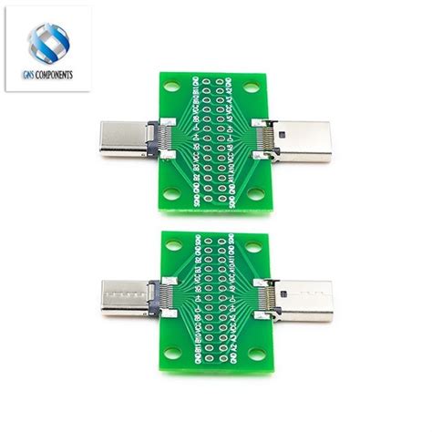 China Low Price Type C Male To Female Usb Test Pcb Board Adapter Mm Connector Socket