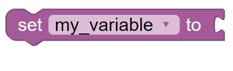 Variables — Kookablockly Reference Guide V1100 Documentation