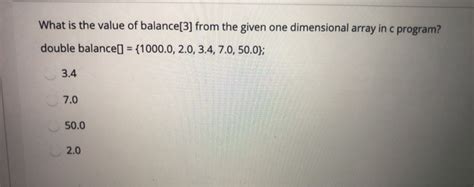 Solved What Will Be The C Program Code For The Following