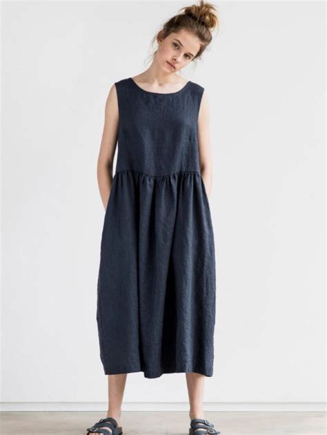 Сукня 100 льон лляне плаття сукня оверсайз — ціна 1900 грн у каталозі Довгі сукні Купити