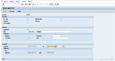 Sap Abap 翻译文本传输slxtsap Slxt Csdn博客