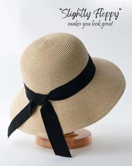 Furtalk Womens Beach Sun Straw Hat Uv Upf50 Travel Foldable Brim Summer