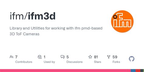 Github Ifmifm3d Library And Utilities For Working With Ifm Pmd