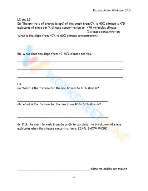 Free Printable Enzyme Worksheets For Babes